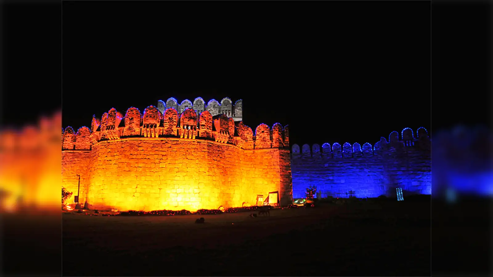 Golconda Fort At Night