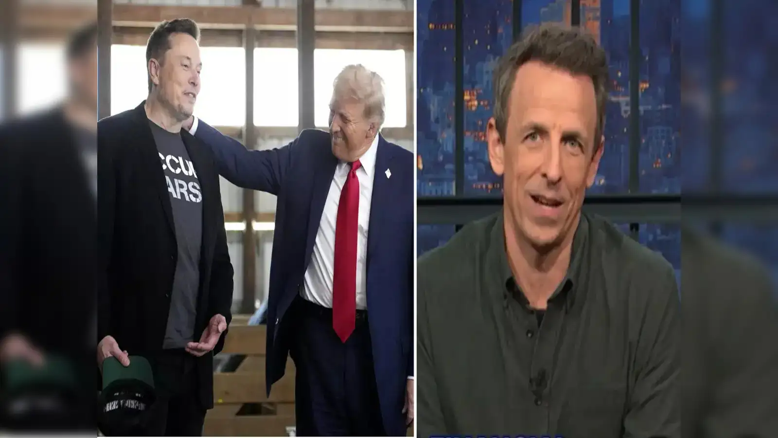 Seth Meyers Y Donald Trump
