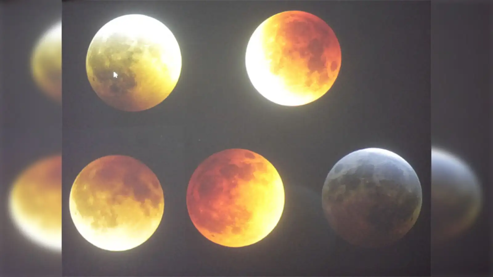 2018 Lunar Eclipse Stages