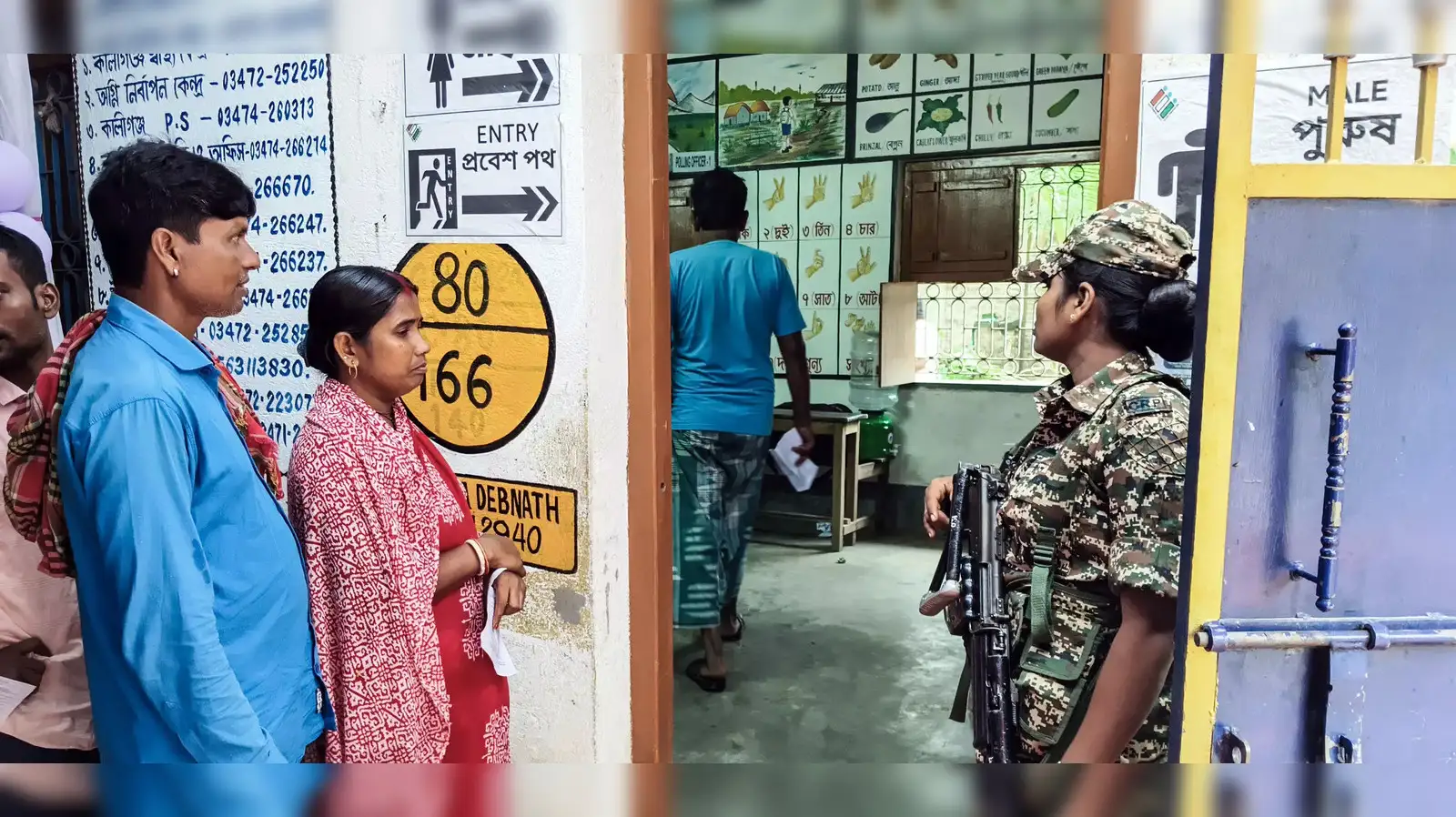 indian voting booth camera record