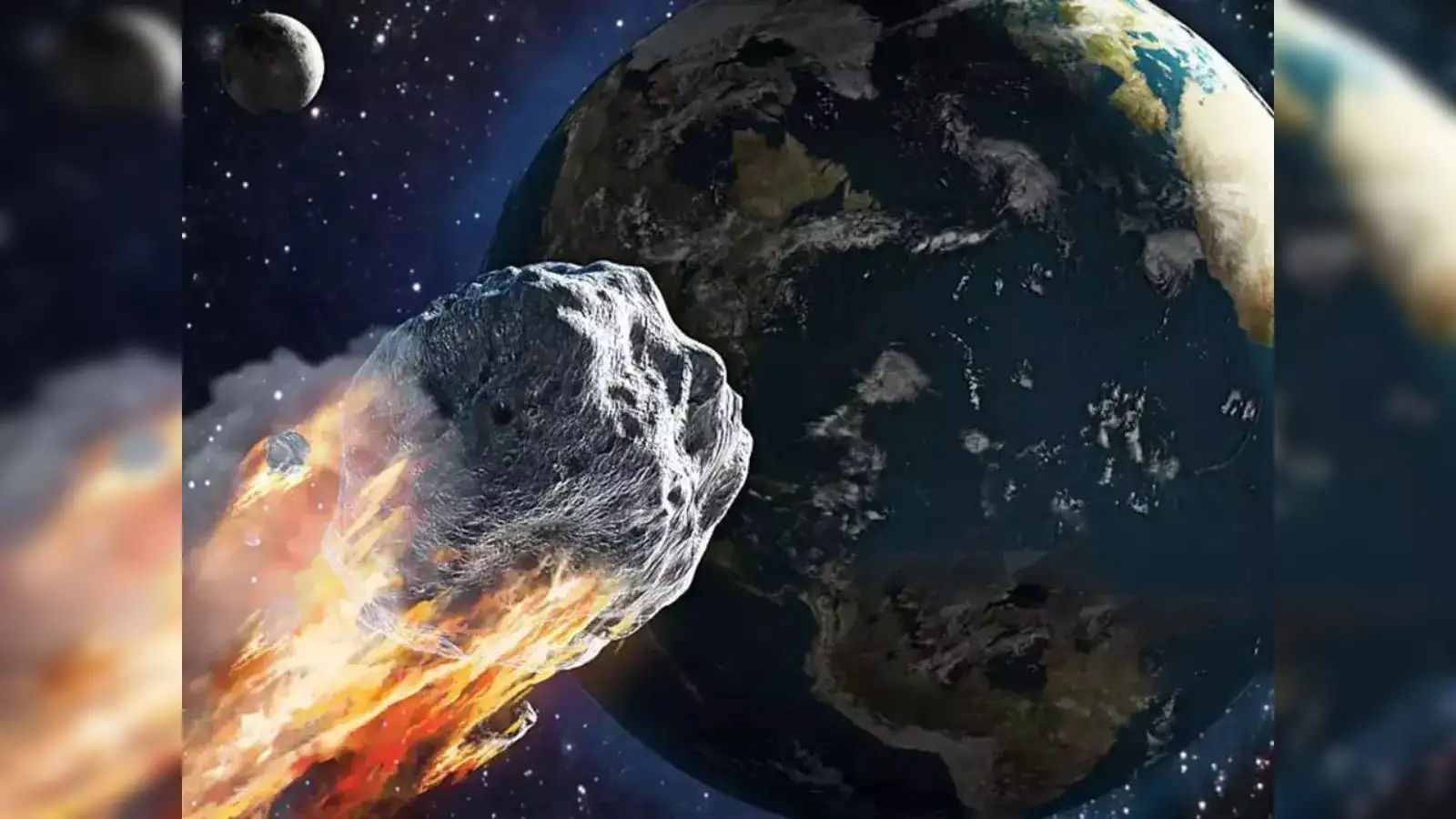 Meteor Rock In Space