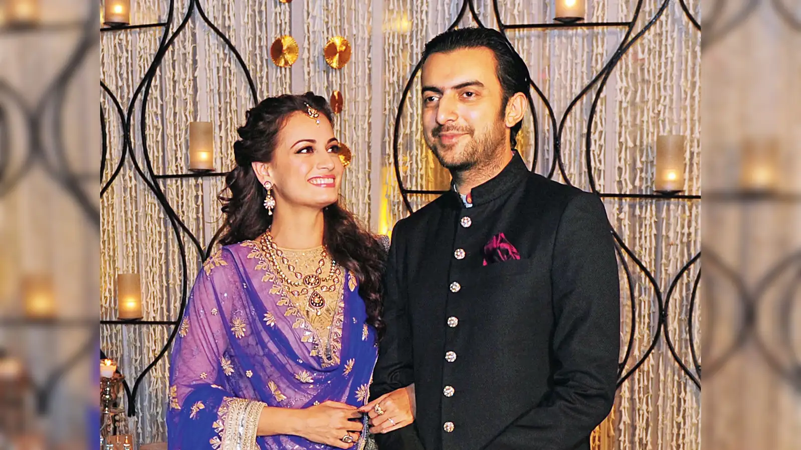Dia Mirza And Sahil