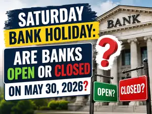 Saturday bank holiday: Are banks open or closed on May 30, 2026, on ...