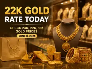 22k gold rate today: Check 24k, 22k, 18k gold prices (June 8, 2026) at ...