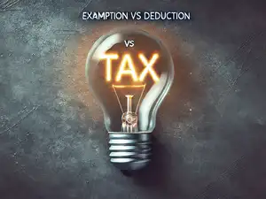 What is the difference between tax exemption and tax deduction? - The Economic Times