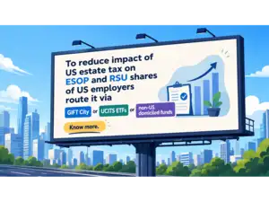 On ESOP value over US$ 60,000 US estate tax up to 40% can be levied ...