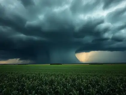 Green Cyclone Tornado