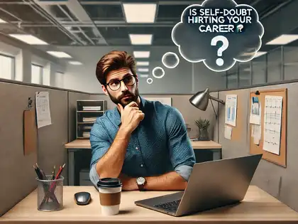 Is self-doubt hurting your career? Your aim is not to avoid, but ...