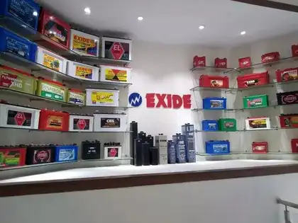 exide battery share