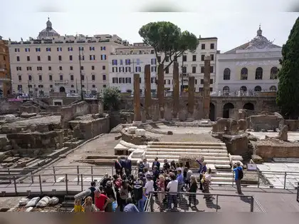Caesars Death Rome Largo Di Torre Argentina, Site Of Julius Caesar's