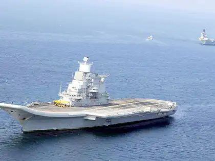 Indian Navy Aircraft Carrier Vikramaditya