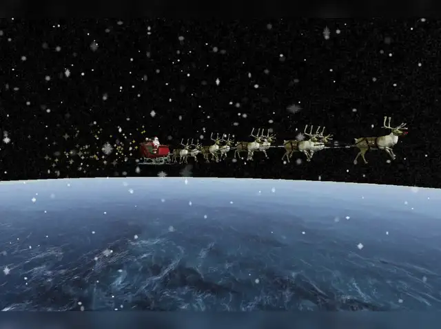 flying santa tracker