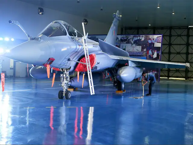 Five Rafale jets formally inducted into Indian Air Force in boost to ...