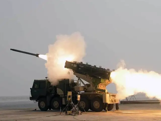 DRDO test fires Pinaka rocket system - The Economic Times