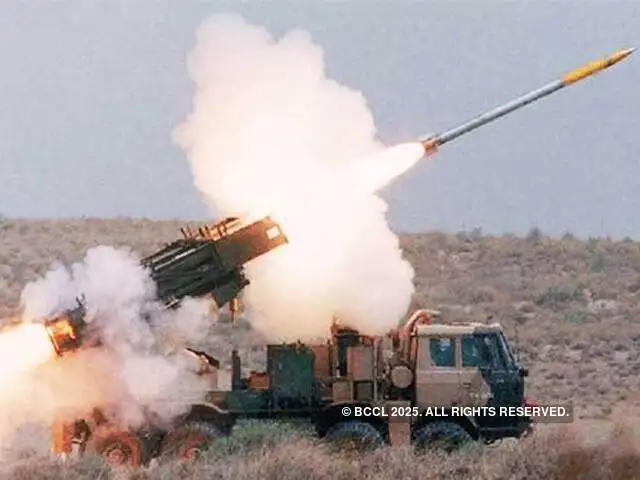 DRDO test fires Pinaka rocket system - The Economic Times