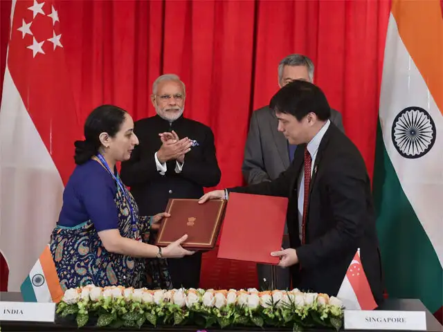 Singapore major partner in India's transformation: PM Modi - The ...