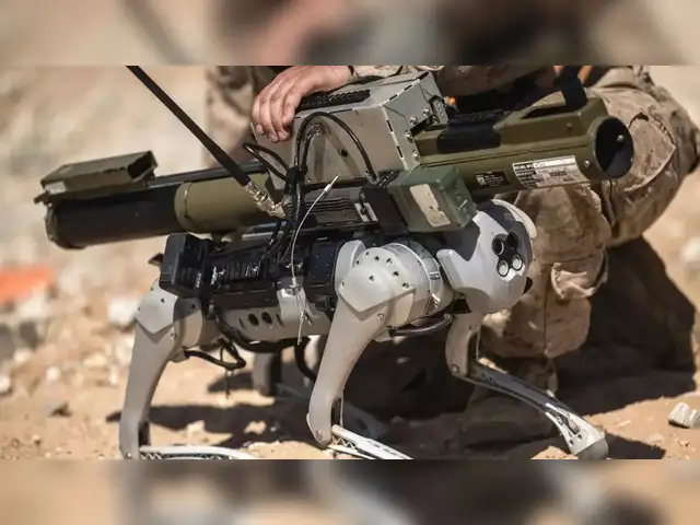 Dog With Machine Gun