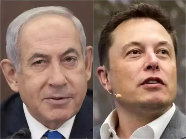 artificial intelligence: Netanyahu visits Elon Musk in California with ...