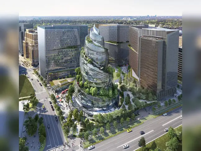 amazon second headquarters: Amazon pauses construction of second ...
