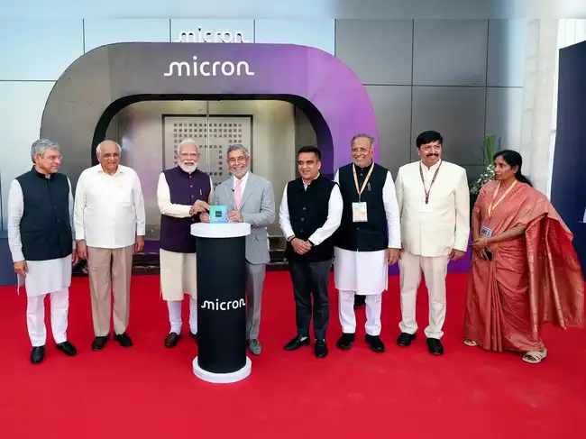SemicON: Modi launches Micron facility in Gujarat - The Economic Times