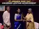 ET Awards 2025 | Pia Singh accepts Lifetime Achievement Award on behalf ...